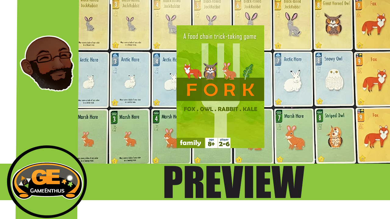 FORK (Fox Owl Rabbit Kale) Preview - A Trick-Taking Food Chain Game ...